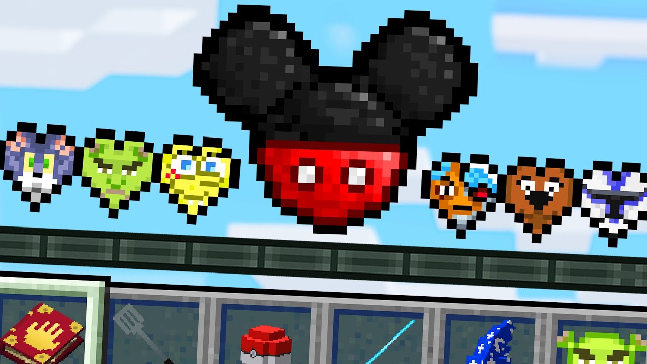 Minecraft but there's Cartoon Hearts - Minecraft videos