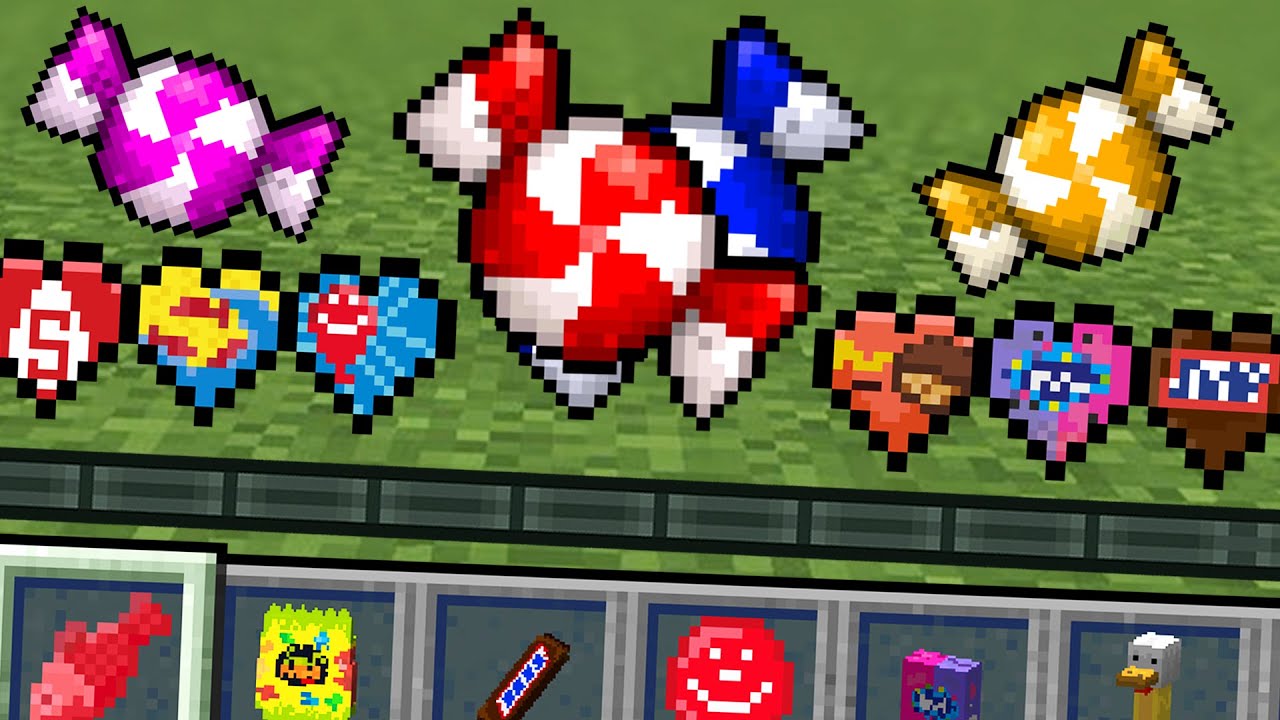 Minecraft but there’s Candy Hearts - Minecraft videos