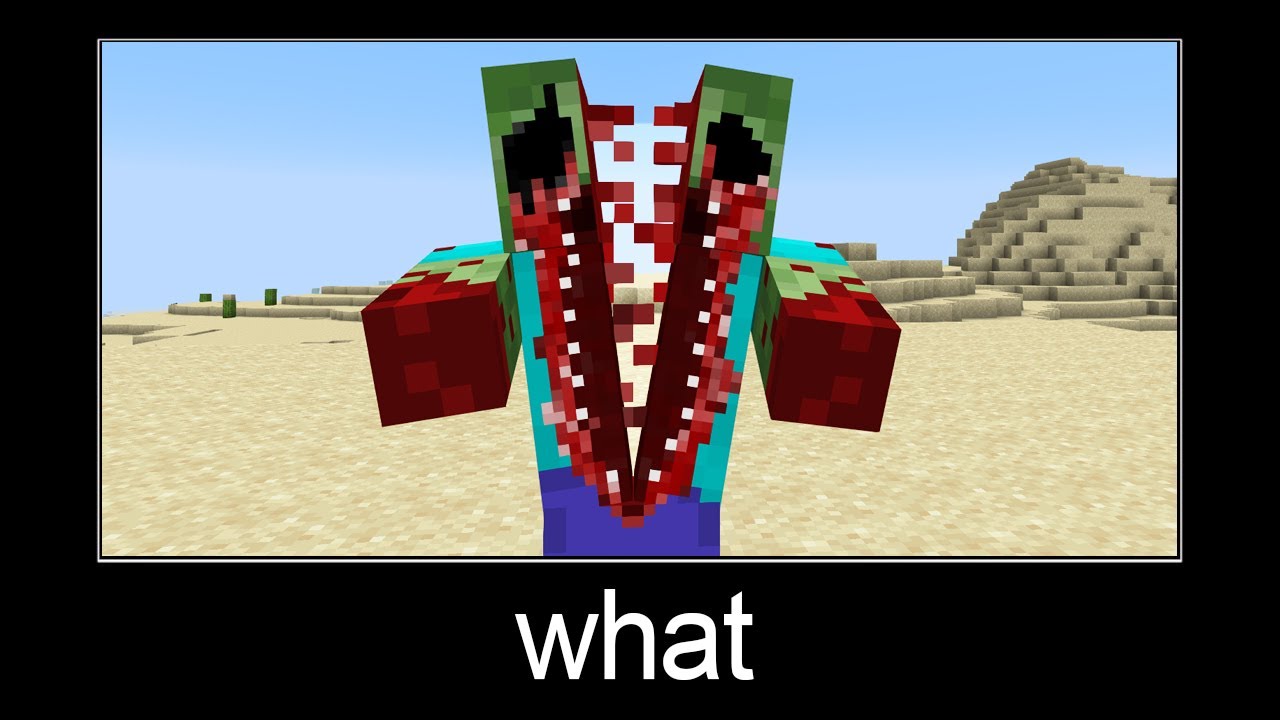 Minecraft wait what meme part 221 (Scary Zombie) - Minecraft videos