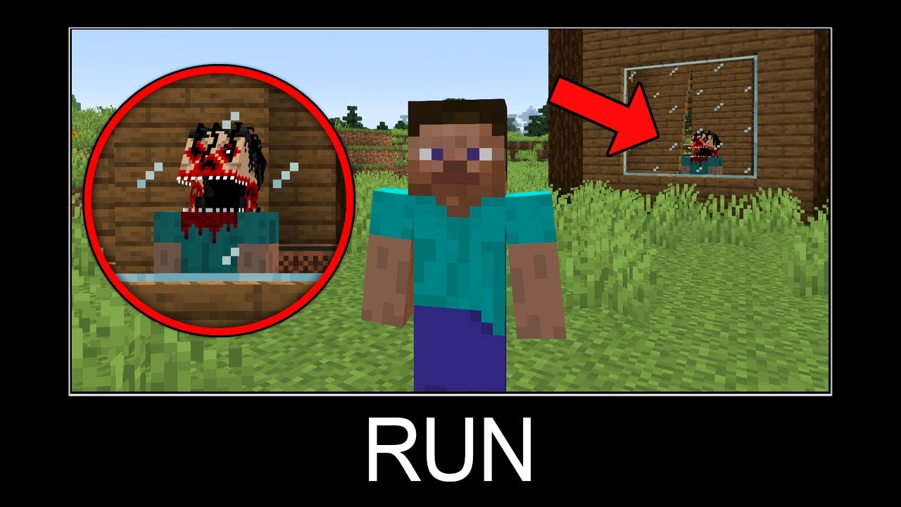 Minecraft wait what meme part 224 (Scary mutant Steve) - Minecraft videos