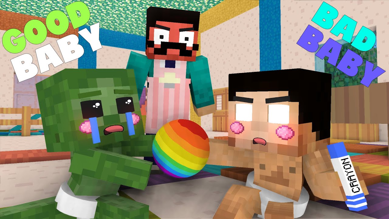 Monster School || BABY ZOMBIE vs BABY HEROBRINE (DAYCARE 2 ...