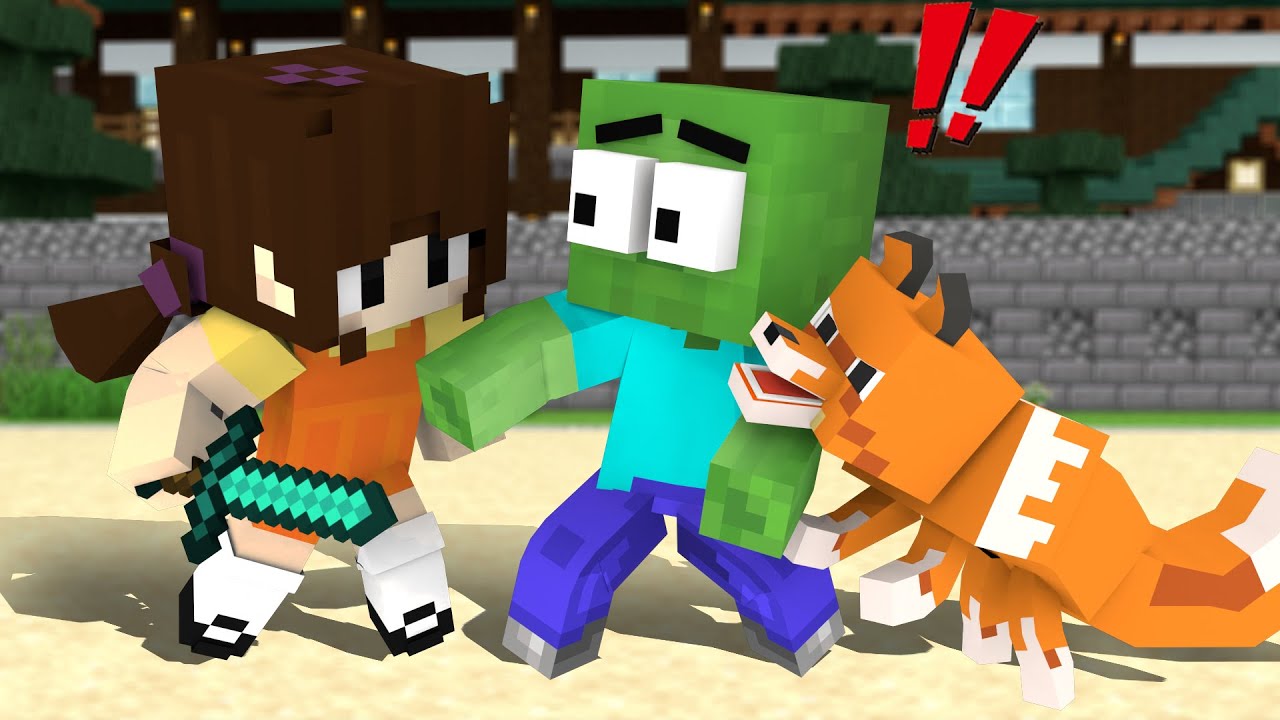 Monster School: Baby Zombie rescue Baby Fox - Sad Story | Minecraft ...