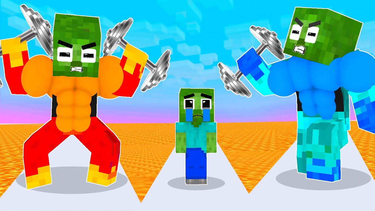Monster School : Hot and Cold Baby Zombie x Squid Game Doll - Minecraft ...