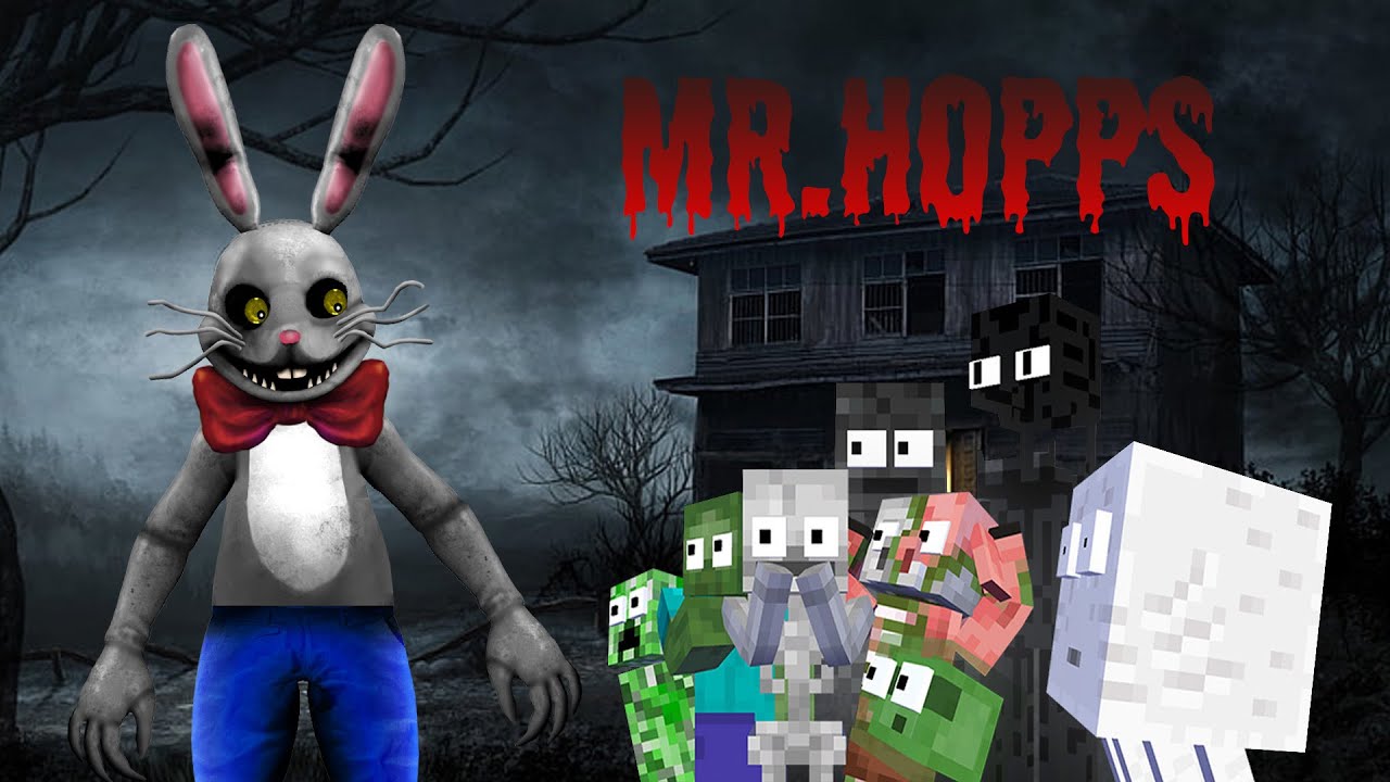 Monster School : MR.HOPPS FUNNY HORROR CHALLENGE - Minecraft Animation ...