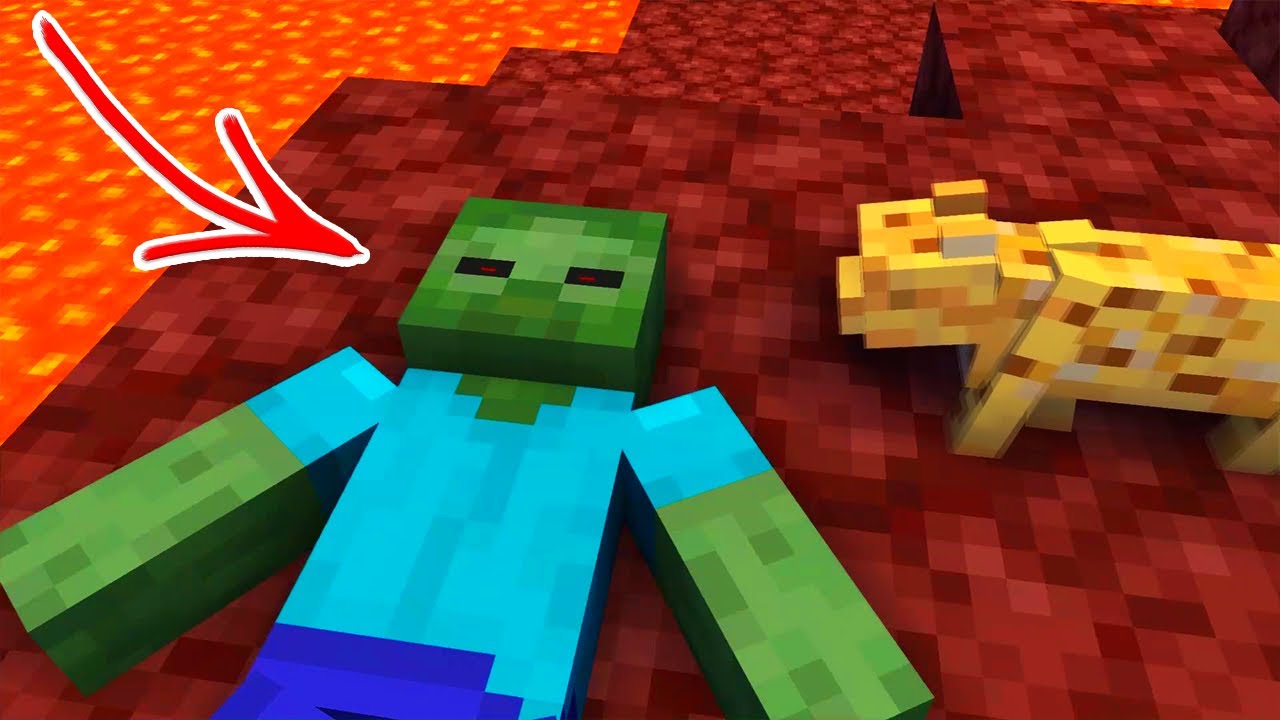 Monster School : Poor Baby Zombie in Dungeons - Sad Story - Minecraft ...