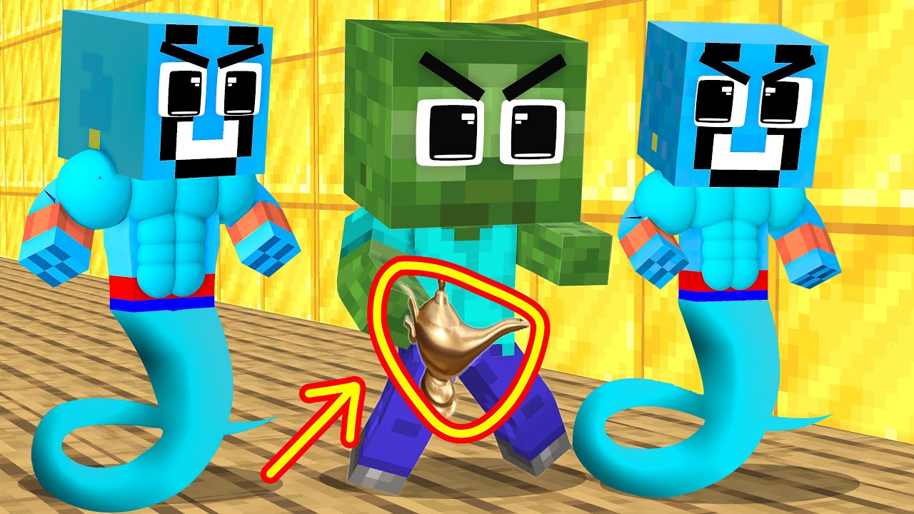 Monster school : Baby Zombie and Baby Genie - Sad Story - Minecraft ...