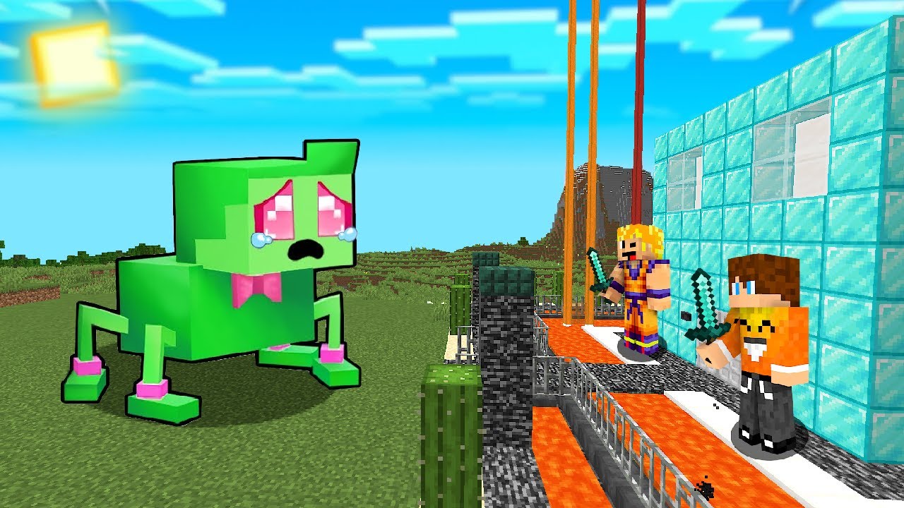 TAJNA BAZA vs BABY LONG LEGS w Minecraft! - Minecraft videos