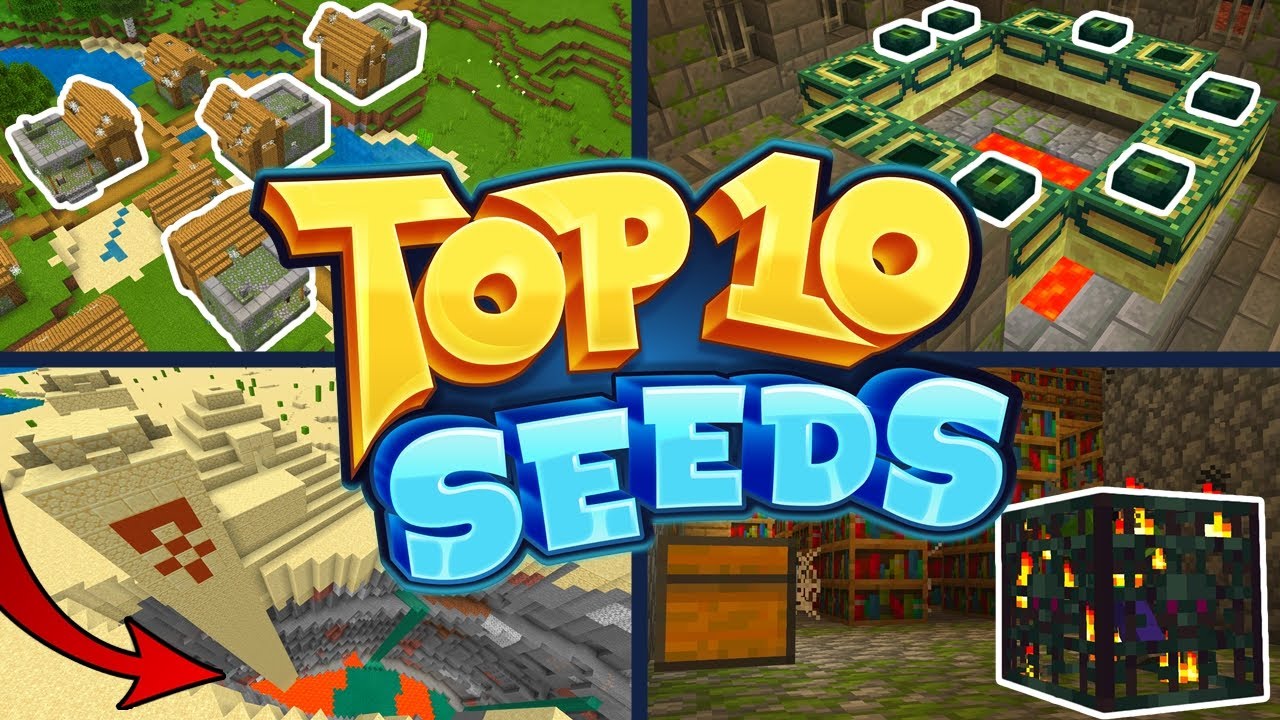 TOP 10 BEST NEW SEEDS For Minecraft 1.16 | 6 EYES & 5 BLACKSMITHS ...