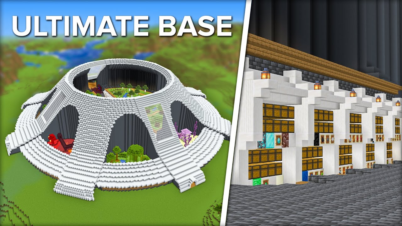 We Built The ULTIMATE Storage Base in Minecraft Survival - Minecraft videos