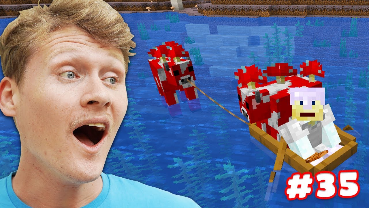 We Had to Drag Him Across the Entire Ocean! Minecraft #35 - Minecraft ...