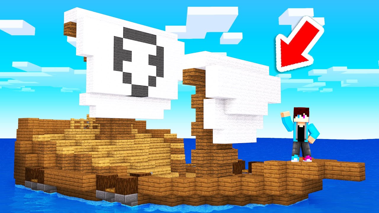 ZO Bouw Je Een WERKENDE BOOT In MINECRAFT! - Minecraft videos