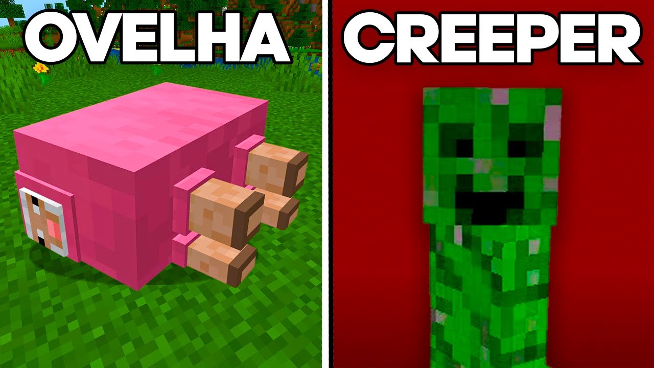 29 Mobs Insanamente Raros do Minecraft - Minecraft videos