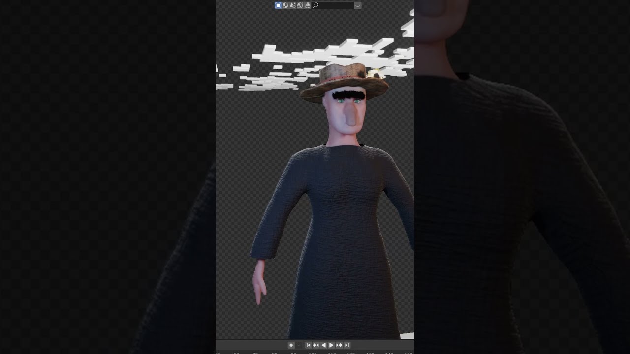 Blender Walkcycle | Minecraft Villager - Minecraft videos