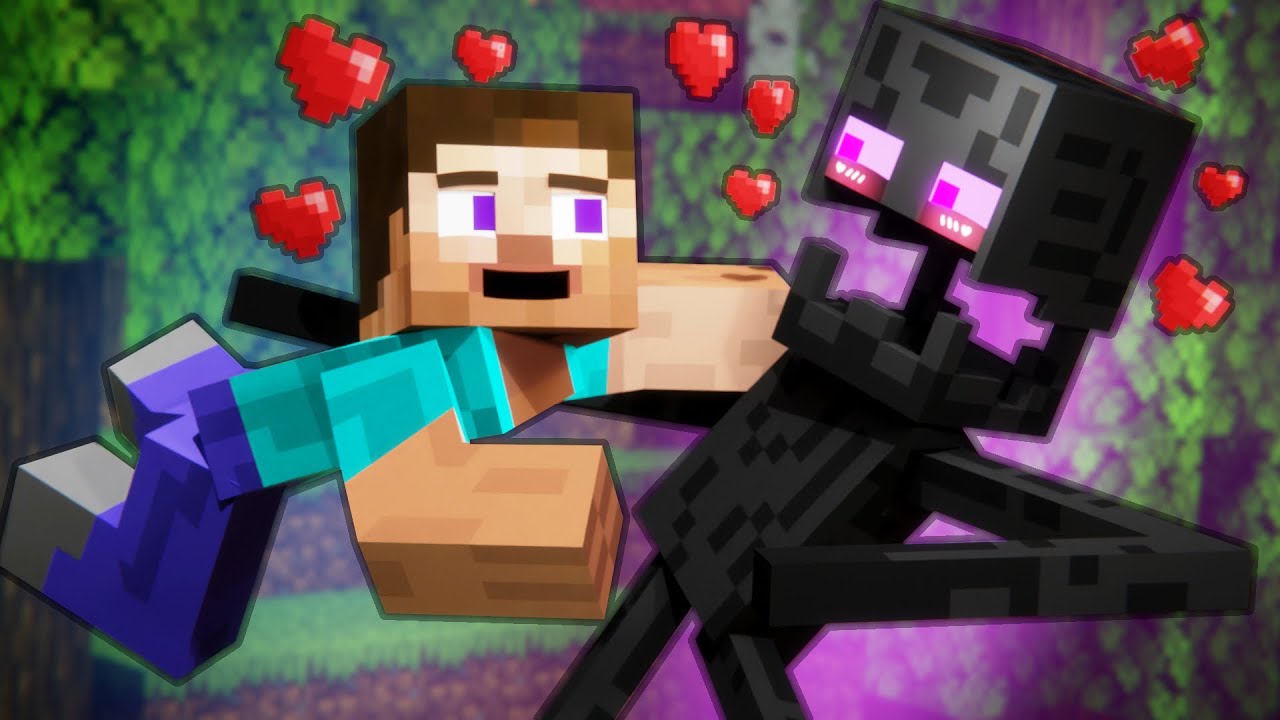Enderman Attack: BLOOPERS - Alex and Steve Life (Minecraft Animation ...