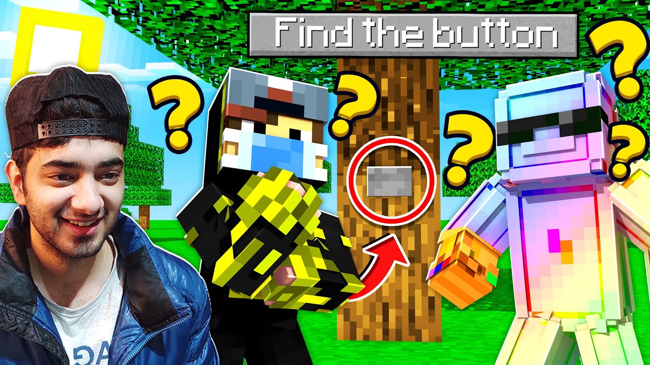 Find The Button and Become a Pro | Minecraft Mini Games - Minecraft videos