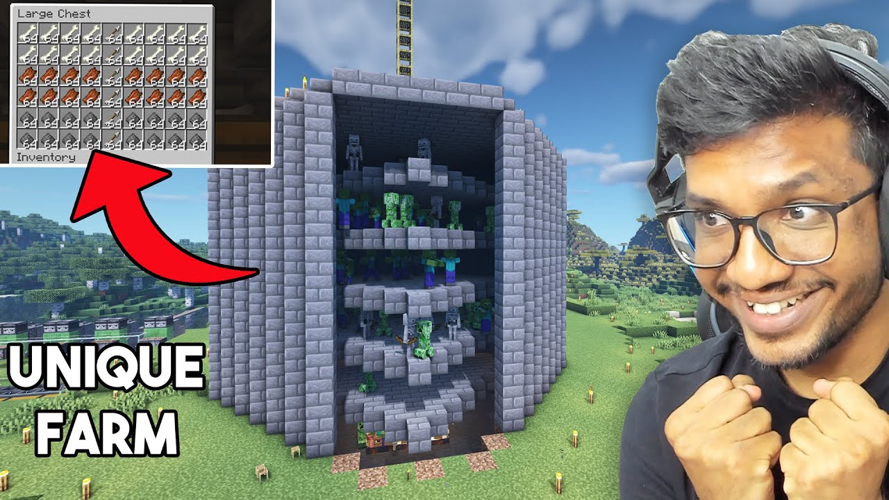 I Made ALL MOB Unique Farm In Minecraft Survival !!! - Minecraft videos
