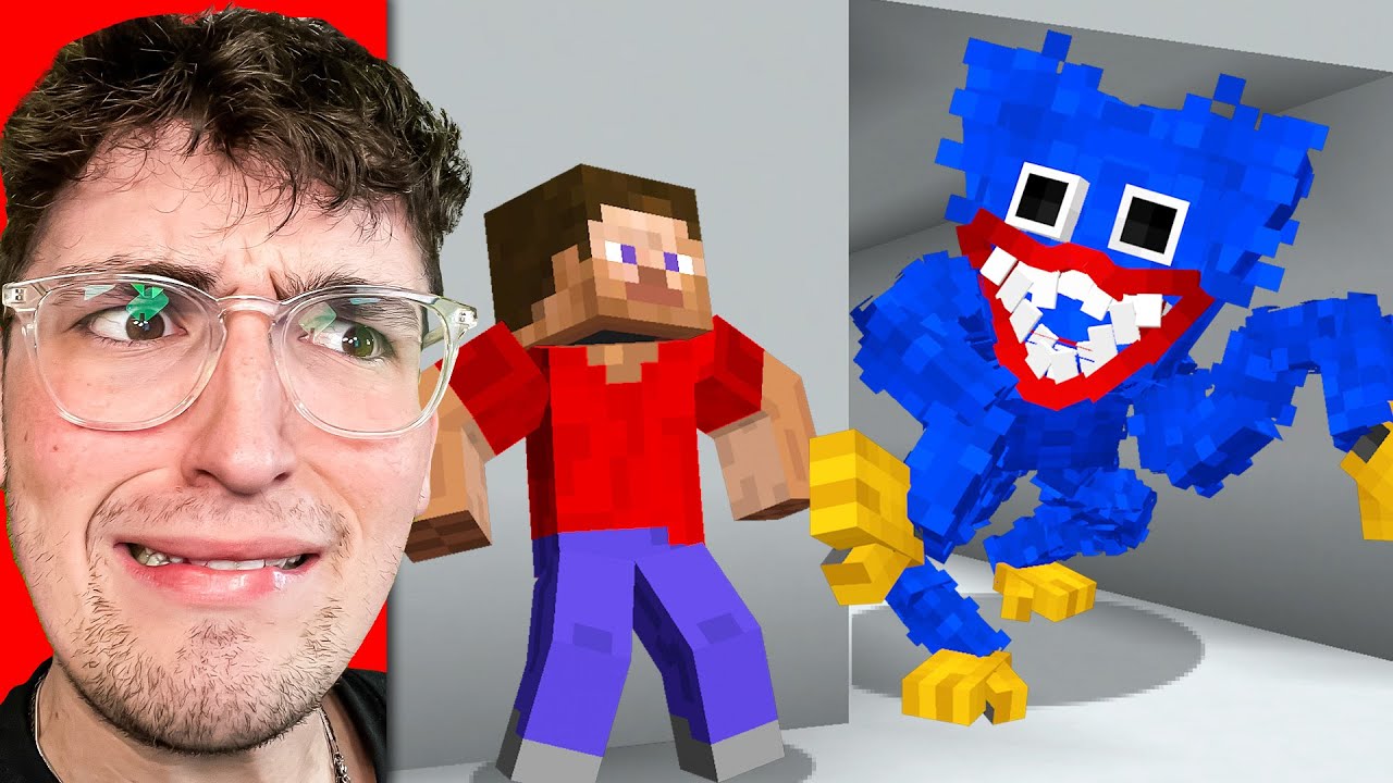 I Scared my Friend as POPPY PLAYTIME in Minecraft - Minecraft videos