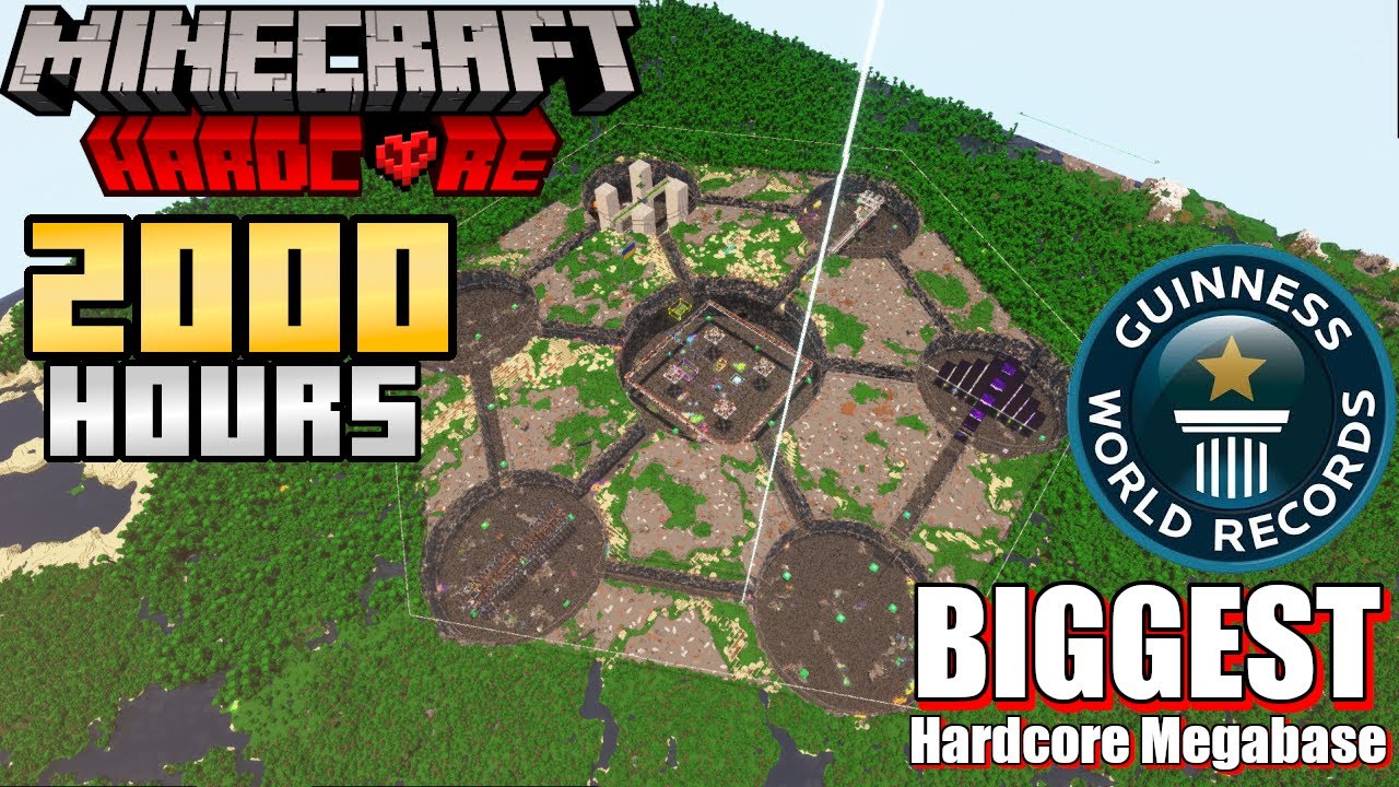 I Survived 2000 Hours In Hardcore Minecraft - Minecraft videos