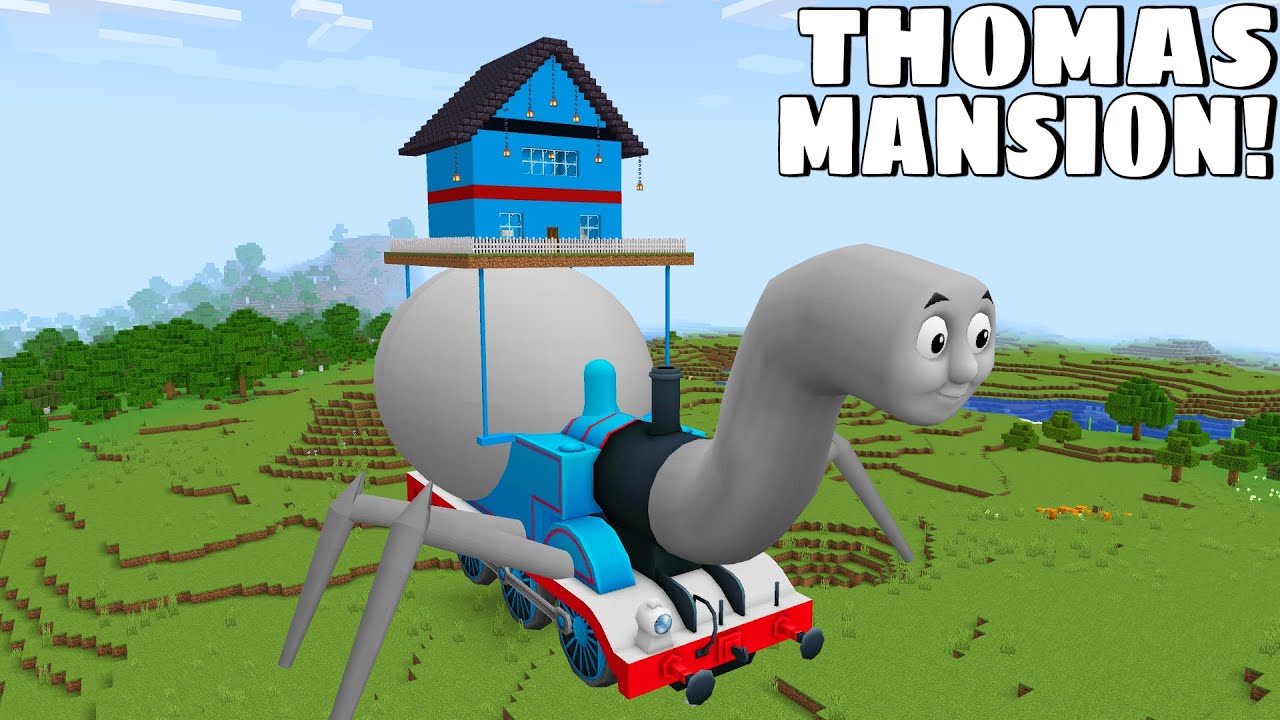 I found SKY MANSION OF GIANT THOMAS SPIDER in Minecraft - Gameplay ...