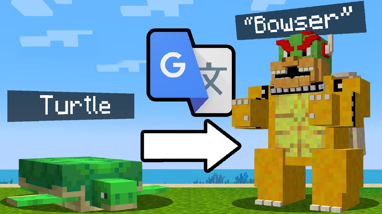 I google translated minecraft mobs 1,000,000 times - Minecraft videos