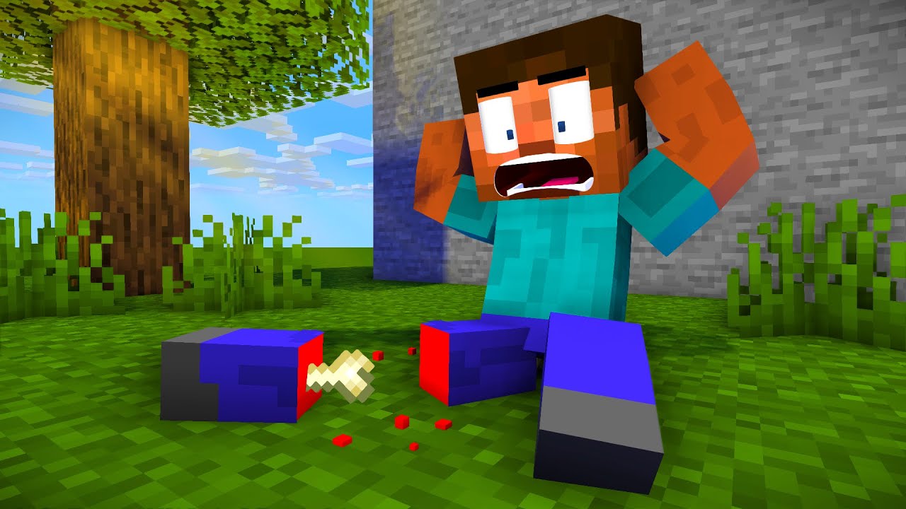 If Minecraft was Realistic - Fall Damage (Minecraft Animation ...