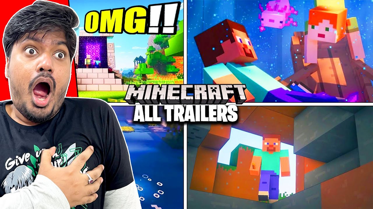 Incredible Evolution of Minecraft Trailers - Minecraft videos