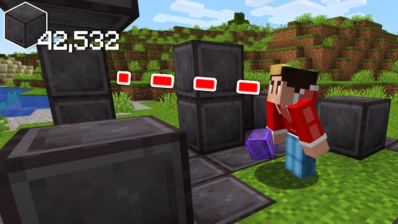 Minecraft, But Every Block I Look At Gets Multiplied... - Minecraft videos