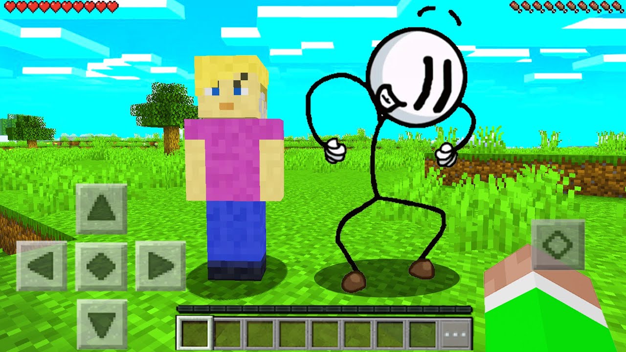 Minecraft : HENERY STICKMIN & KAREN MOD in Minecraft - Minecraft videos