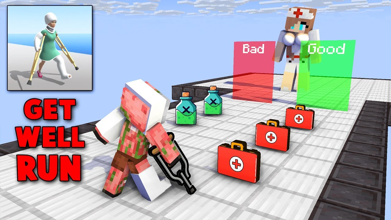 Monster School : BABY MONSTERS GET WELL RUN CHALLENGE ALL EPISODE ...