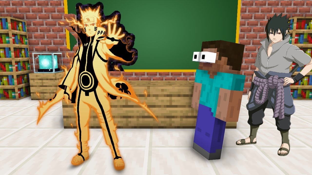 Monster School : NARUTO JUTSU CHALLENGE - Minecraft Animation ...