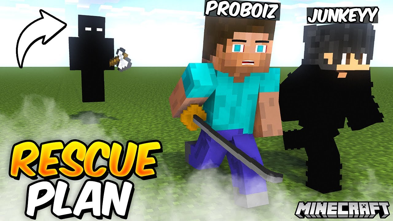 Rescuing JUNKEYY from NULL in Minecraft... - Minecraft videos