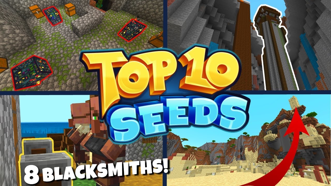 TOP 10 BEST NEW SEEDS For Minecraft 1.16 | EPIC VILLAGE SEEDS! (PE ...