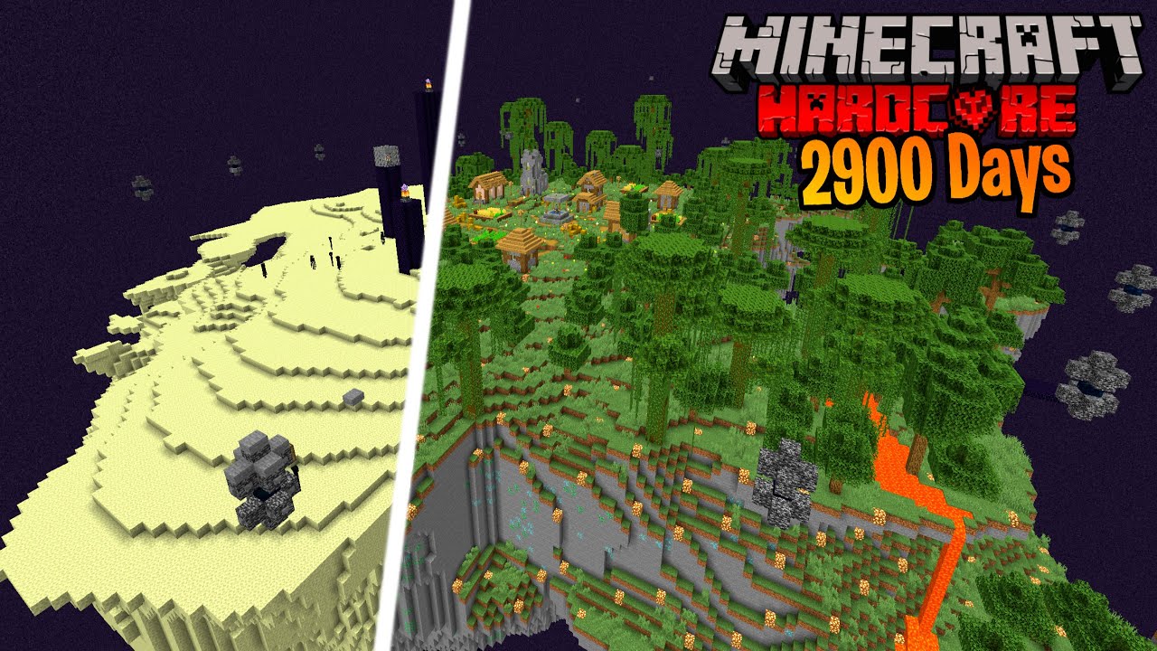 Transforming the END into the OVERWORLD in Minecraft Hardcore ...