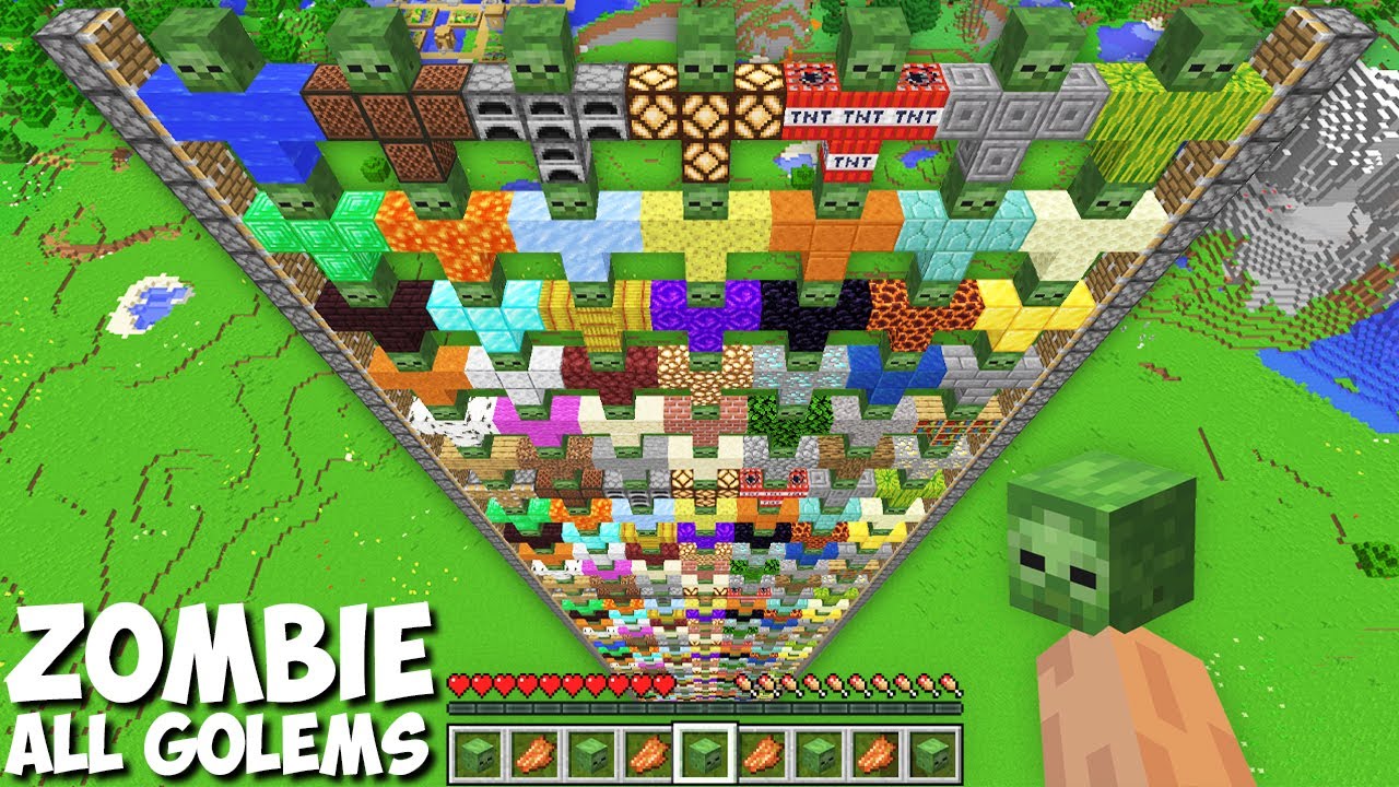 What if YOU COMBINE ALL SECRET ZOMBIES in Minecraft ? NEW WAY GET SUPER ...