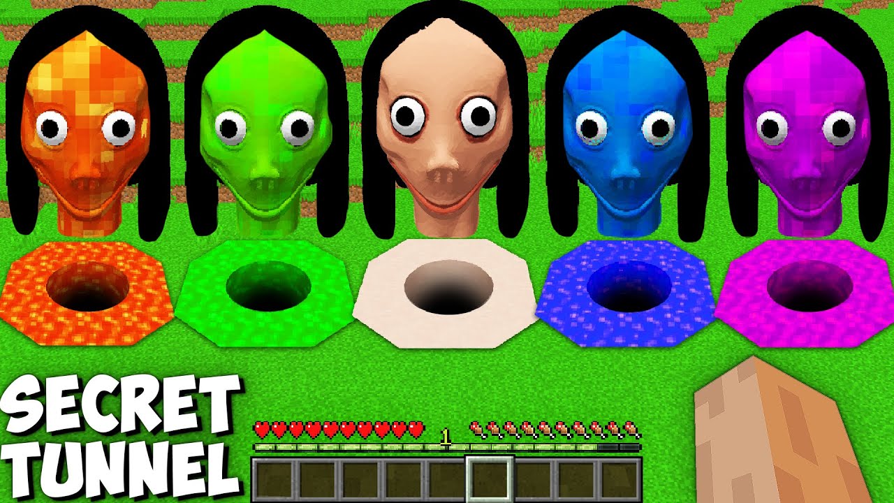 What's hidden in SECRET TUNNELS of MOBS in MINECRAFT animation? LAVA ...