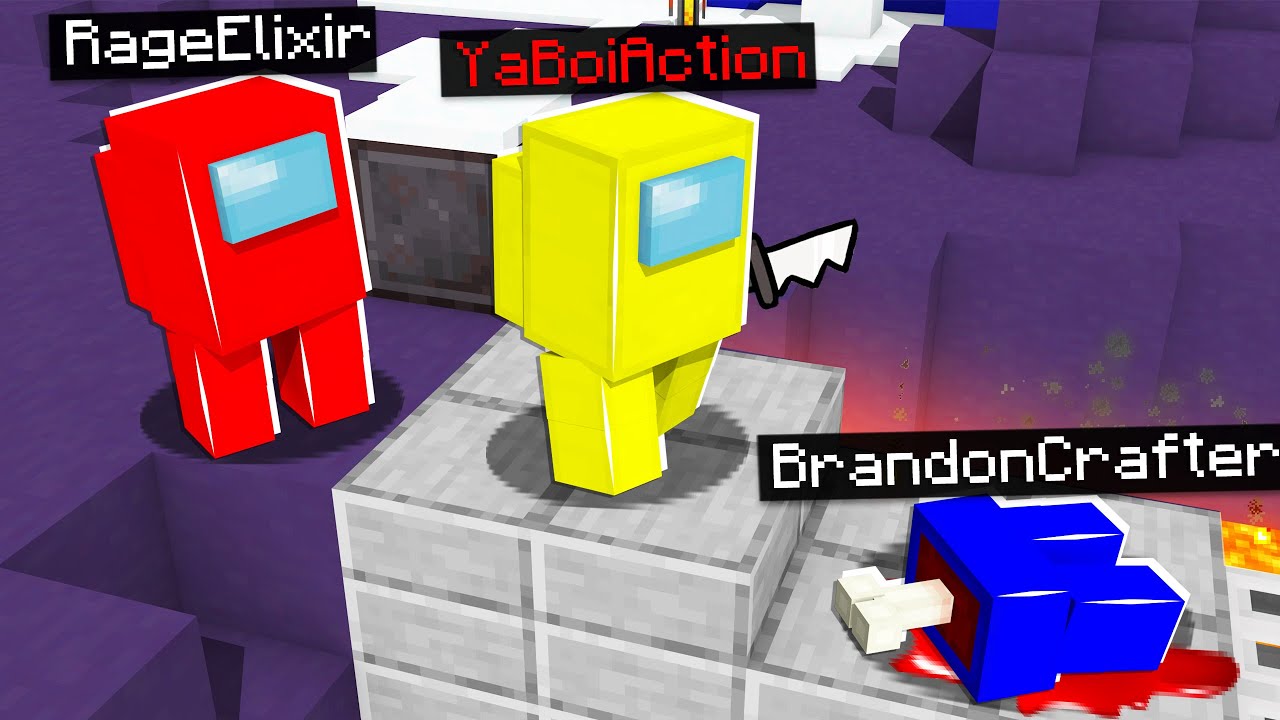 Among Us in Minecraft but on a New Map! - Minecraft videos