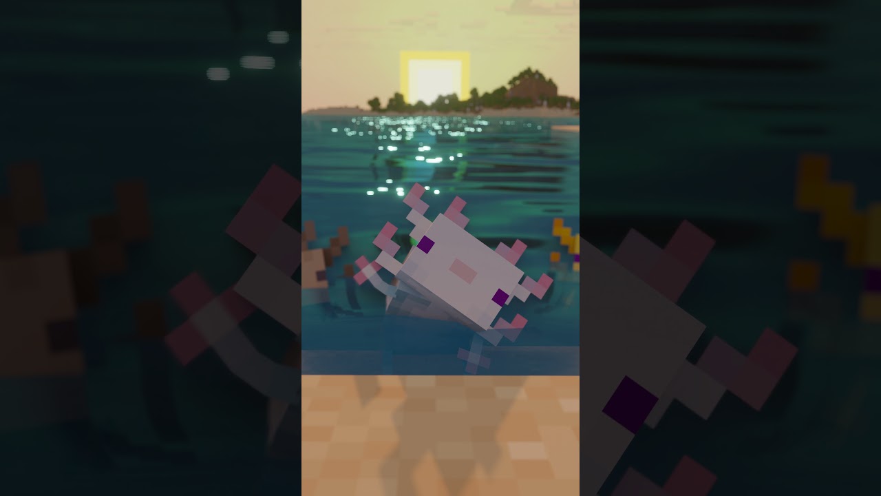 Axolotl Greetings [Minecraft Animation] - Minecraft videos