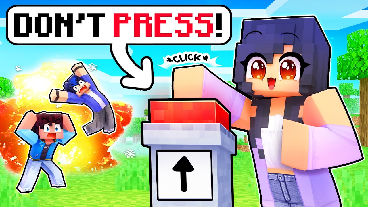 DON'T PRESS this BUTTON in Minecraft! - Minecraft videos
