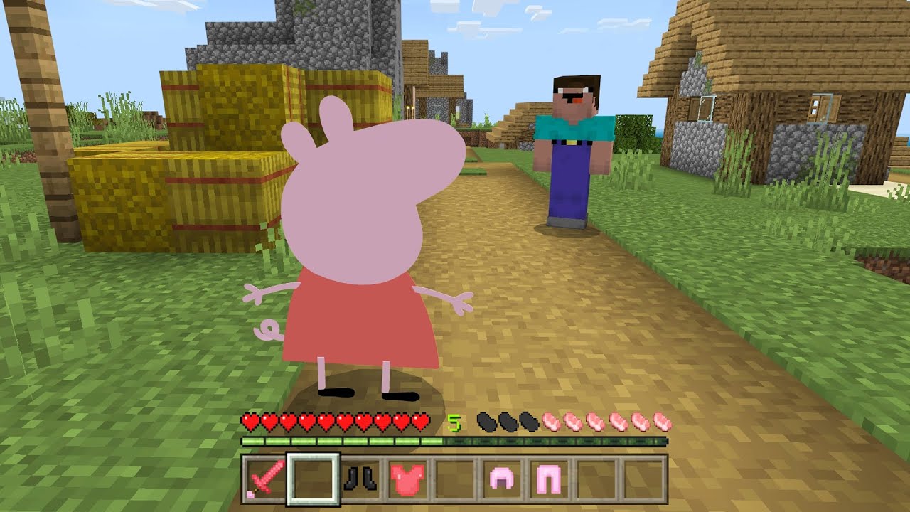 How to Play Peppa Pig in Minecraft - Coffin Meme - Minecraft videos