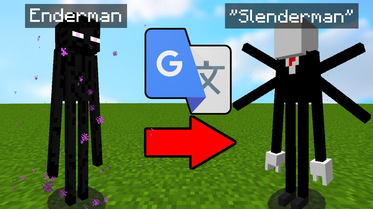 I Google Translated Minecraft Mobs 200 Times - Minecraft videos