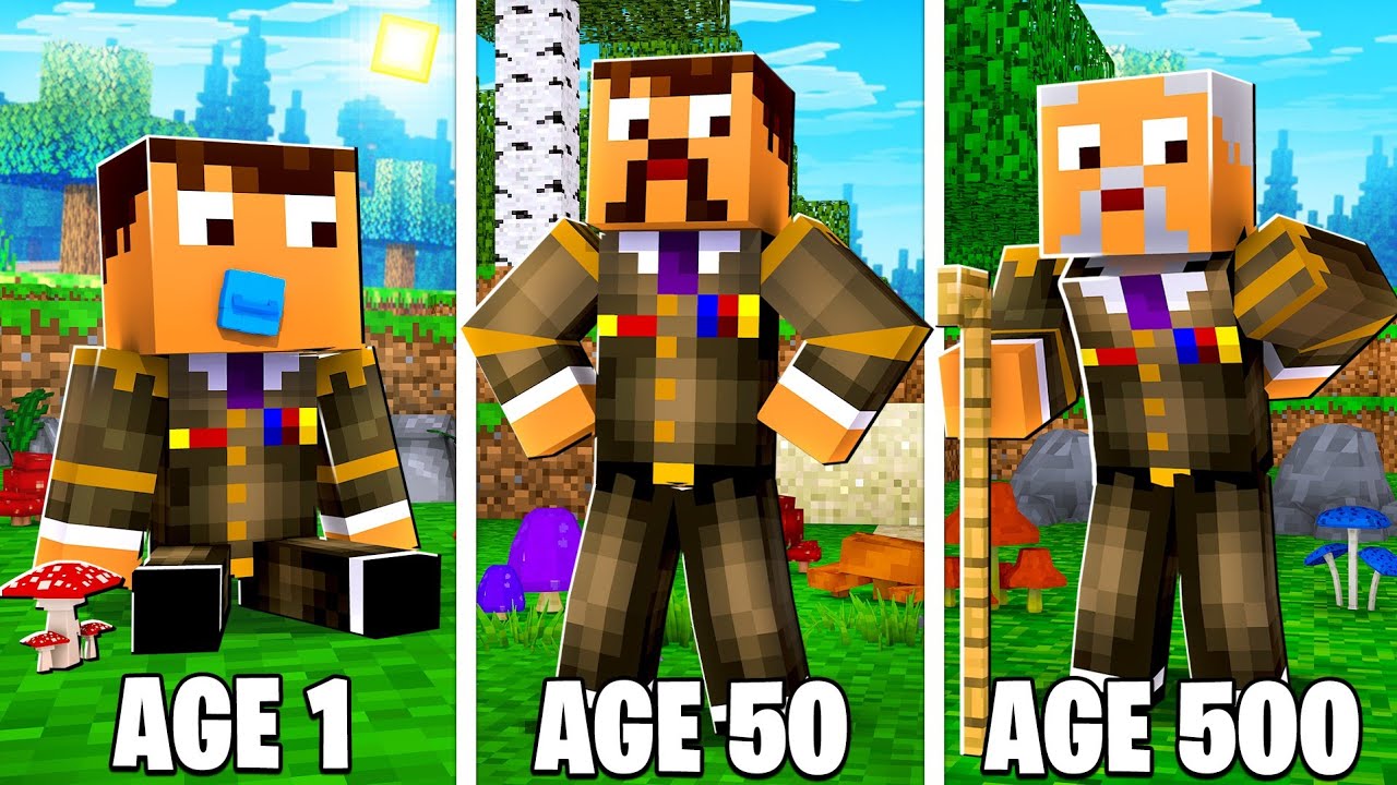 I Made 100 Players Simulate AGE in a Medieval Civilization in Minecraft ...