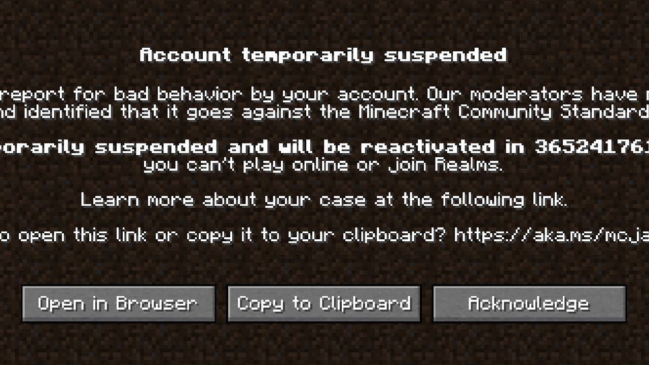 I have been banned from Minecraft. - Minecraft videos
