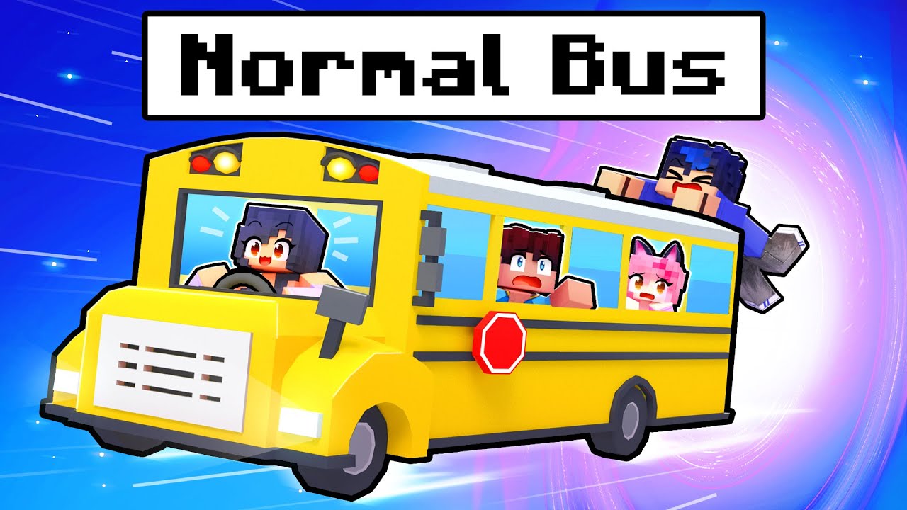 Just a NORMAL Minecraft Bus! (NOT NORMAL!) - Minecraft videos