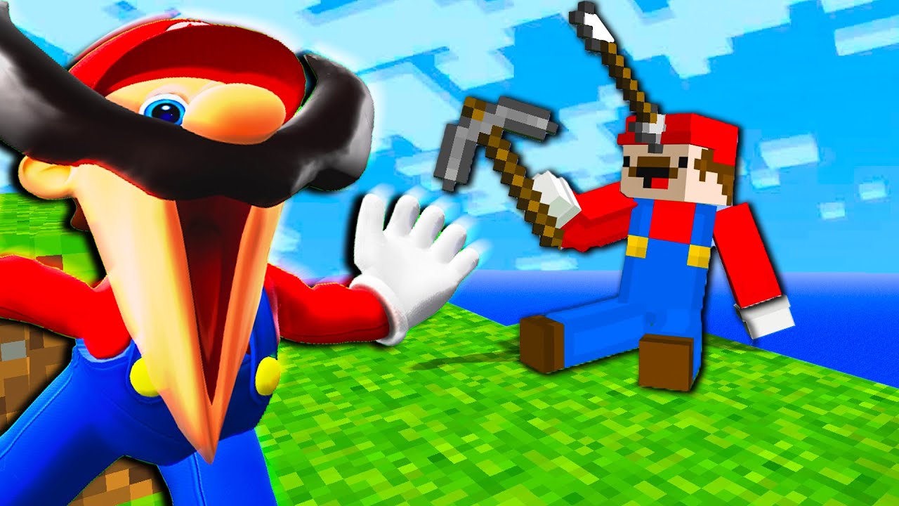 Mario Plays MINECRAFT - Minecraft videos