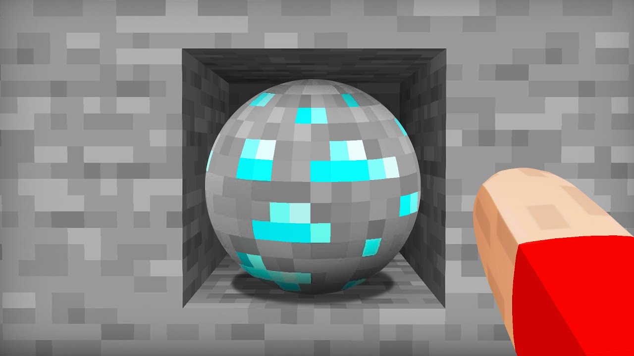 Minecraft But Anything I Touch Turns To Spheres! - Minecraft videos