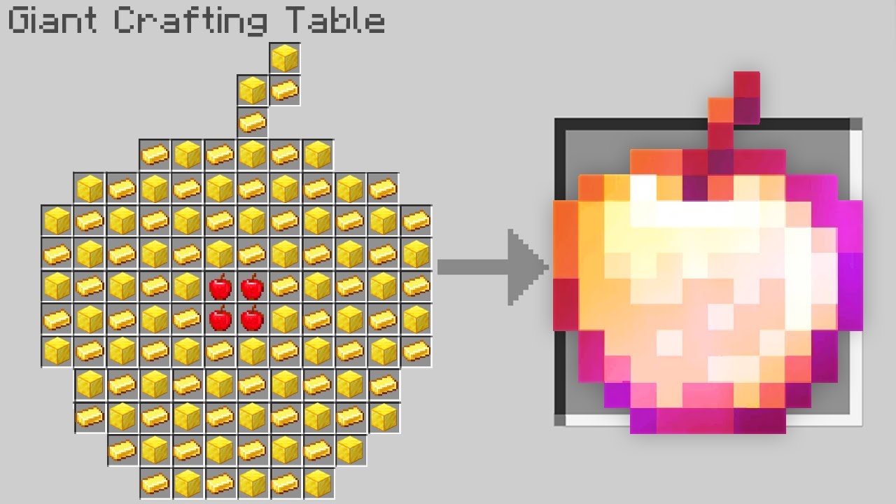 Minecraft, But Crafts Are Shaped... - Minecraft videos