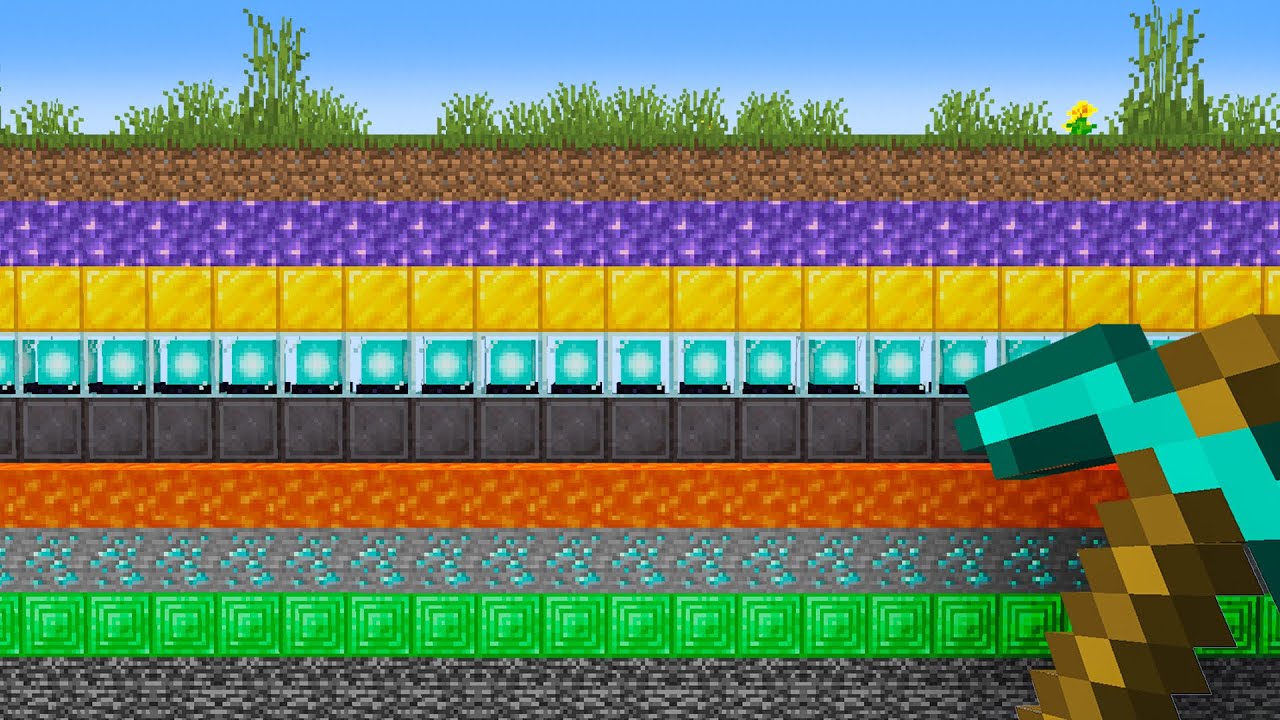 Minecraft, But The World Has OP Layers - Minecraft videos