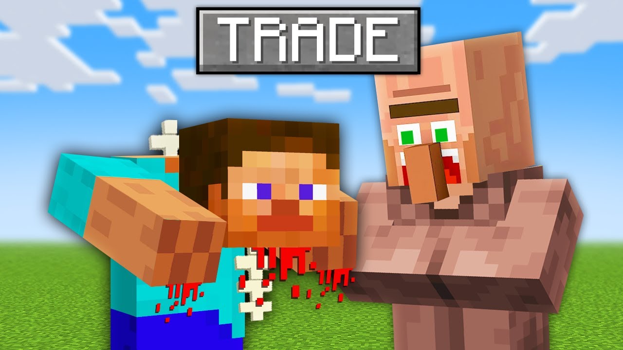 Minecraft, But You Can Trade Anything...?! - Minecraft videos