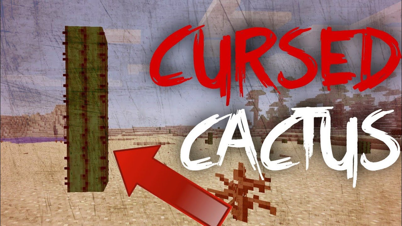 Minecraft Creepypasta:CURSED CACTUS - Minecraft videos