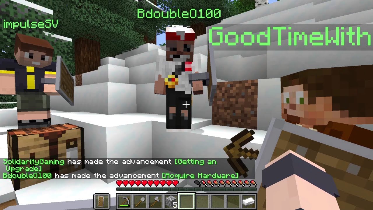 Minecraft - Double Life #1: Stuck Together Forever - Minecraft videos